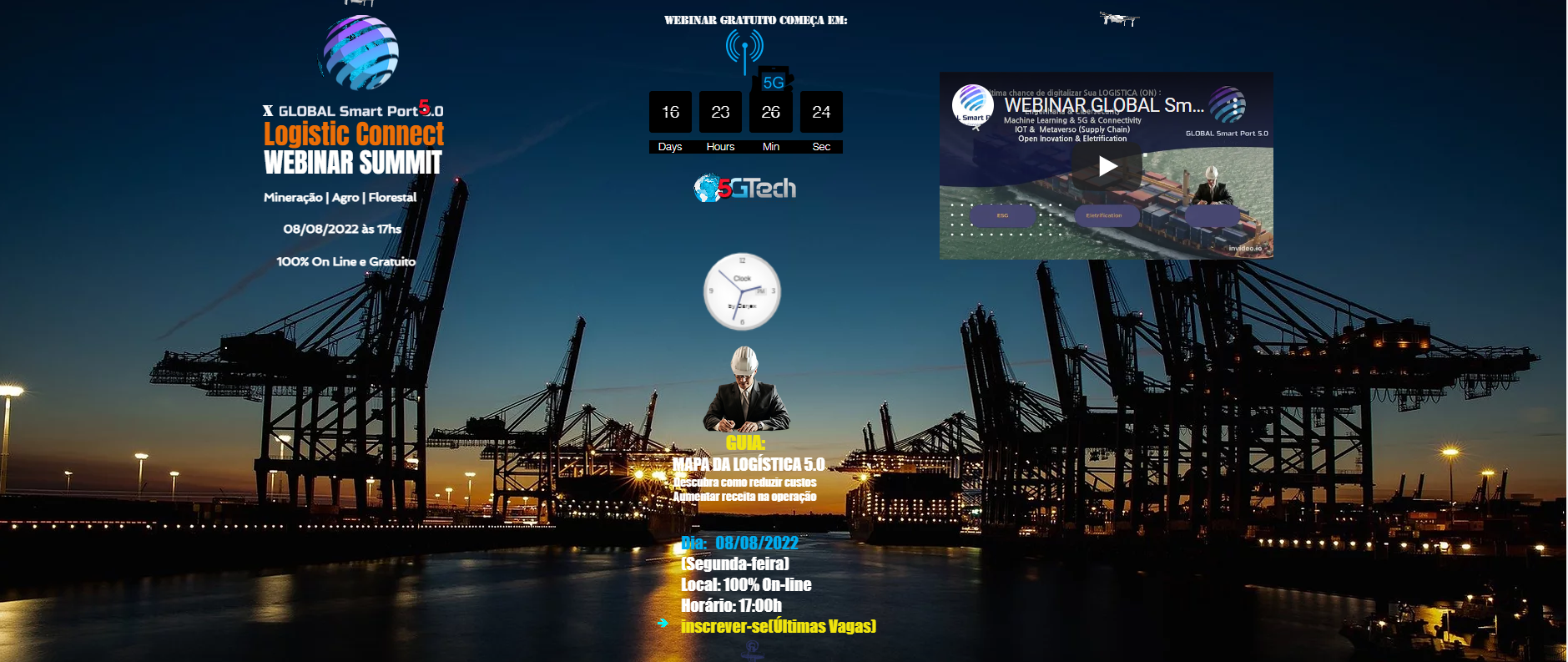 X Webinar Global Smart Port Logistic Connect 5,0 - Instituto de Engenharia